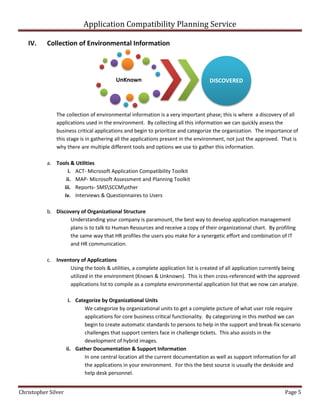 Application Compatibility Planning Service | PDF