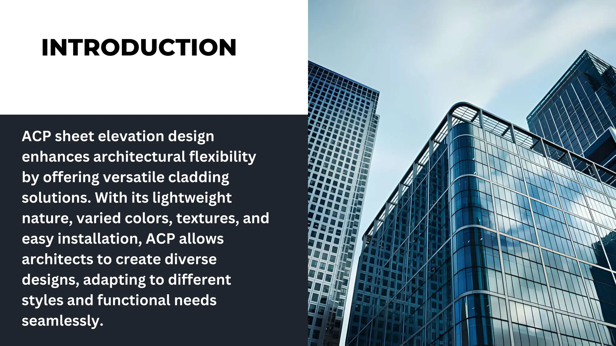 ACP Sheet Elevation Solutions for Diverse Architectural Styles | PPTX