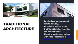 ACP Sheet Elevation Solutions for Diverse Architectural Styles | PPT