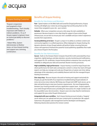 Acquia Hosting | PDF