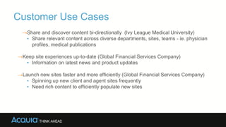 Acquia Content Hub: Connect Technologies & Extend Systems to Source Content | PPT