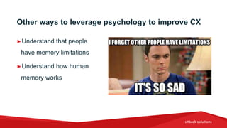 Psychology & UX: Evidence-Based Techniques to Improve Your Customer ...