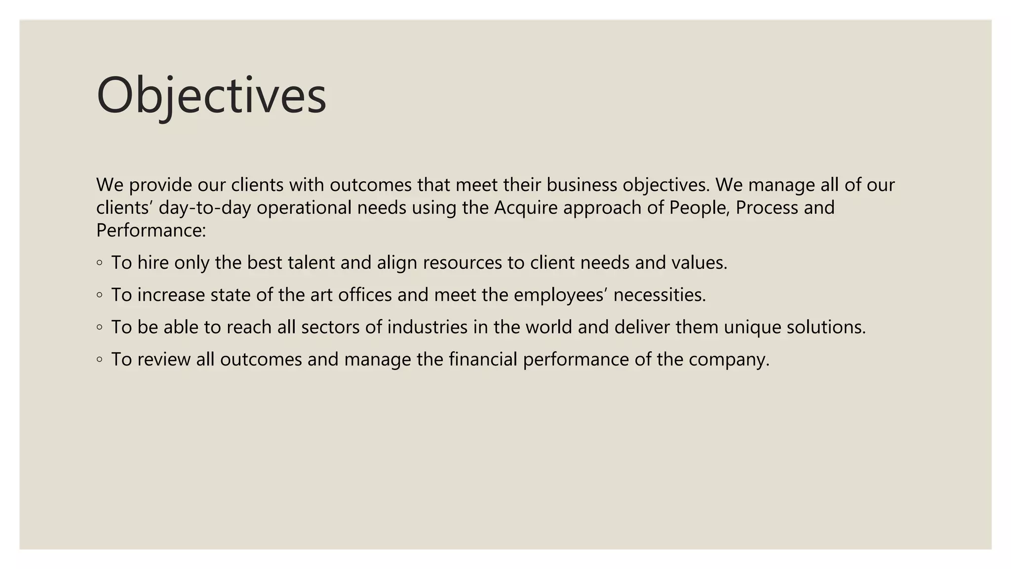 Strategic Plan Framework & Firm Analysis - Acquire Asia Pacific | PPTX ...