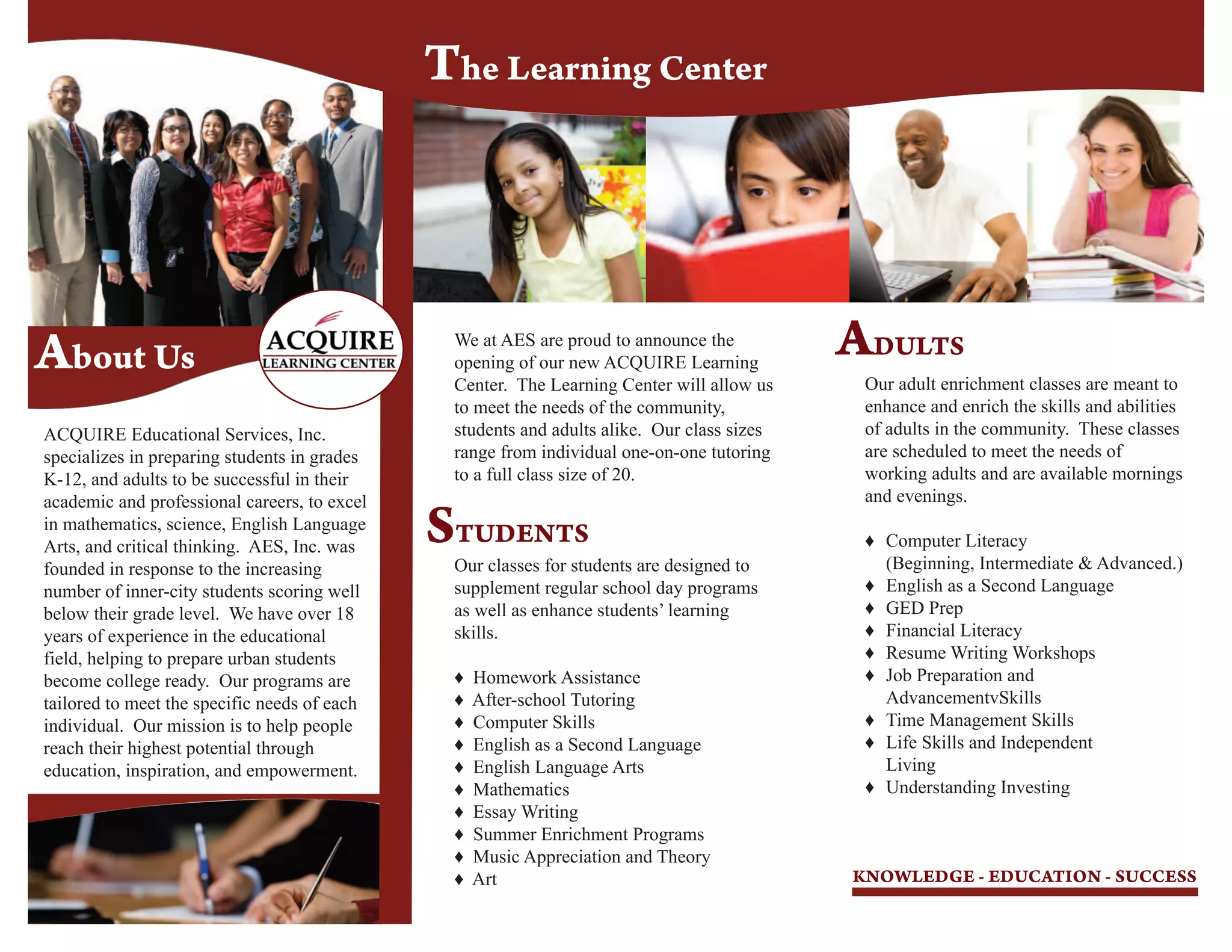 Acquire Brochure | PPT