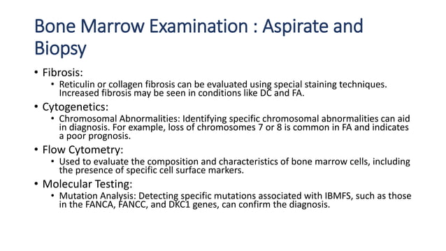 Inherited Bone Marrow Failure Syndromes.pptx | Blood Disorders ...