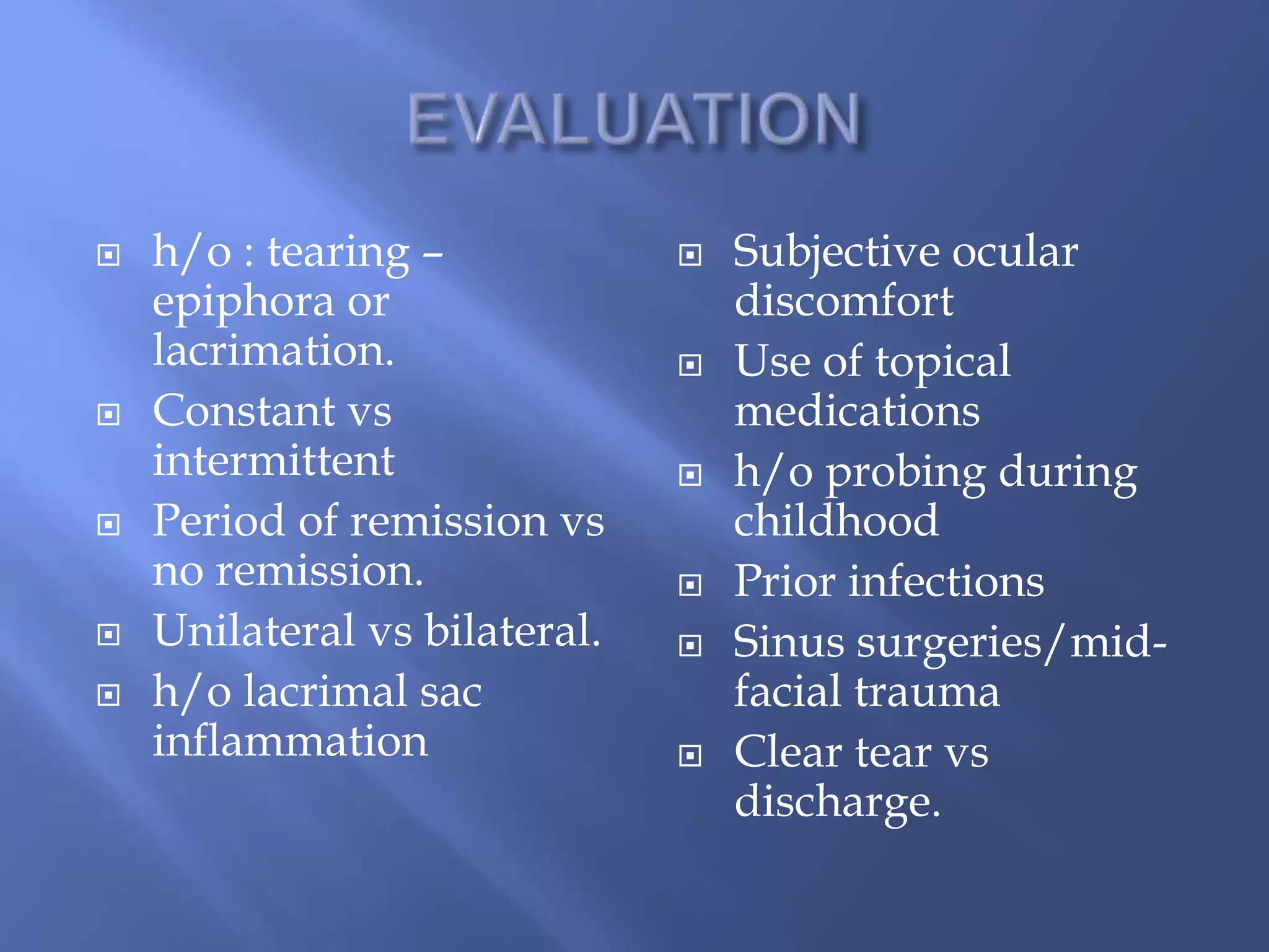 Acquired anomalies of lacrimal system | PPTX