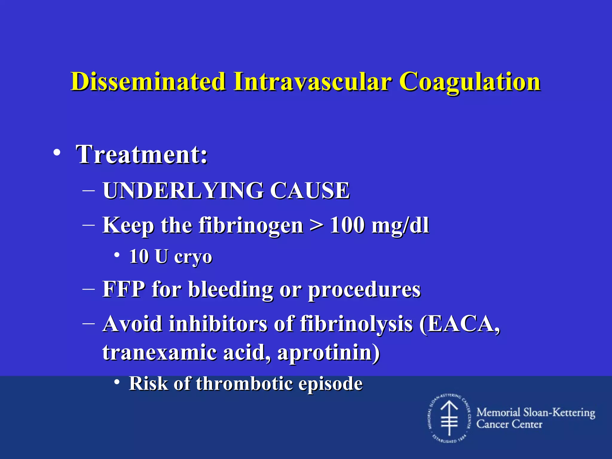 Acquired bleeding disorders | PPT