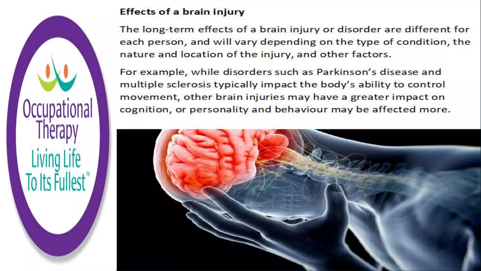 Occupational Therapy and Acquired Brain Injury | PPTX