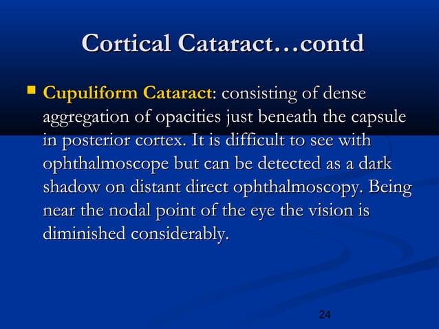 Acquired cataract | PPT | Eye and Vision Conditions | Diseases and Conditions