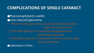 Acquired Cataract classification ,risk, mechanism and stages_mbbs.pptx
