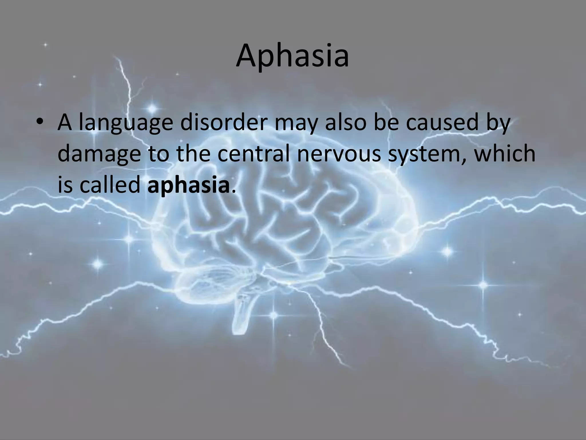 Acquired childhood aphasia | PPSX