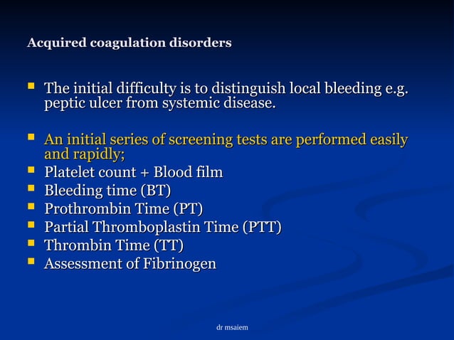 Acquired coagulation_disorders _ 6bd.ppt