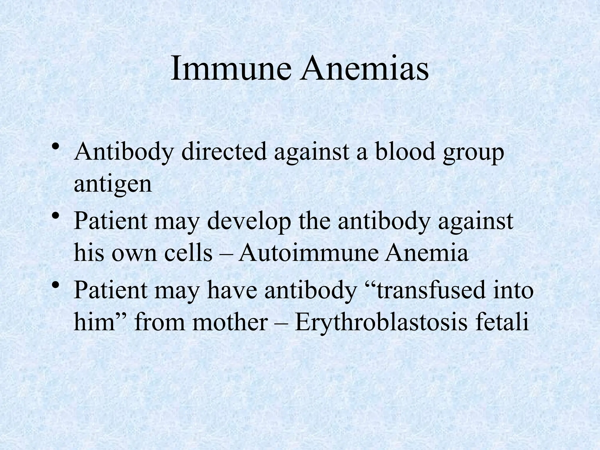 Acquired Hemolytic Anemias - medical topic presentation | PPTX | Pregnancy | Reproductive Health