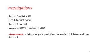 Acquired hemophilia A case presentation.pptx