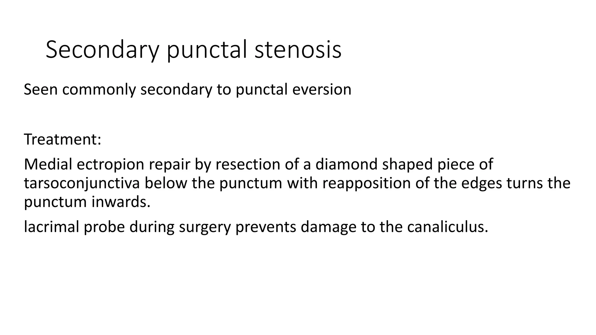 Acquired lacrimal disorders, DCR, DCT | PPTX