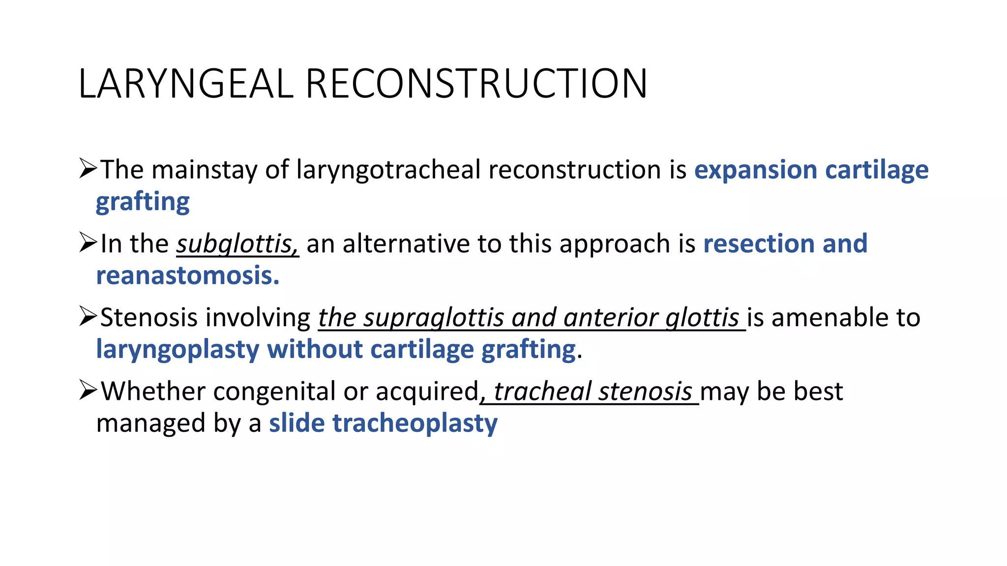 Acquired laryngotracheal stenosis | PPTX