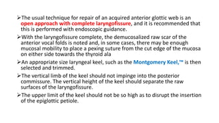 Acquired laryngotracheal stenosis | PPTX