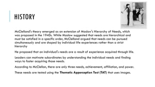 Acquired need theory.pptx of motivationin | PPTX
