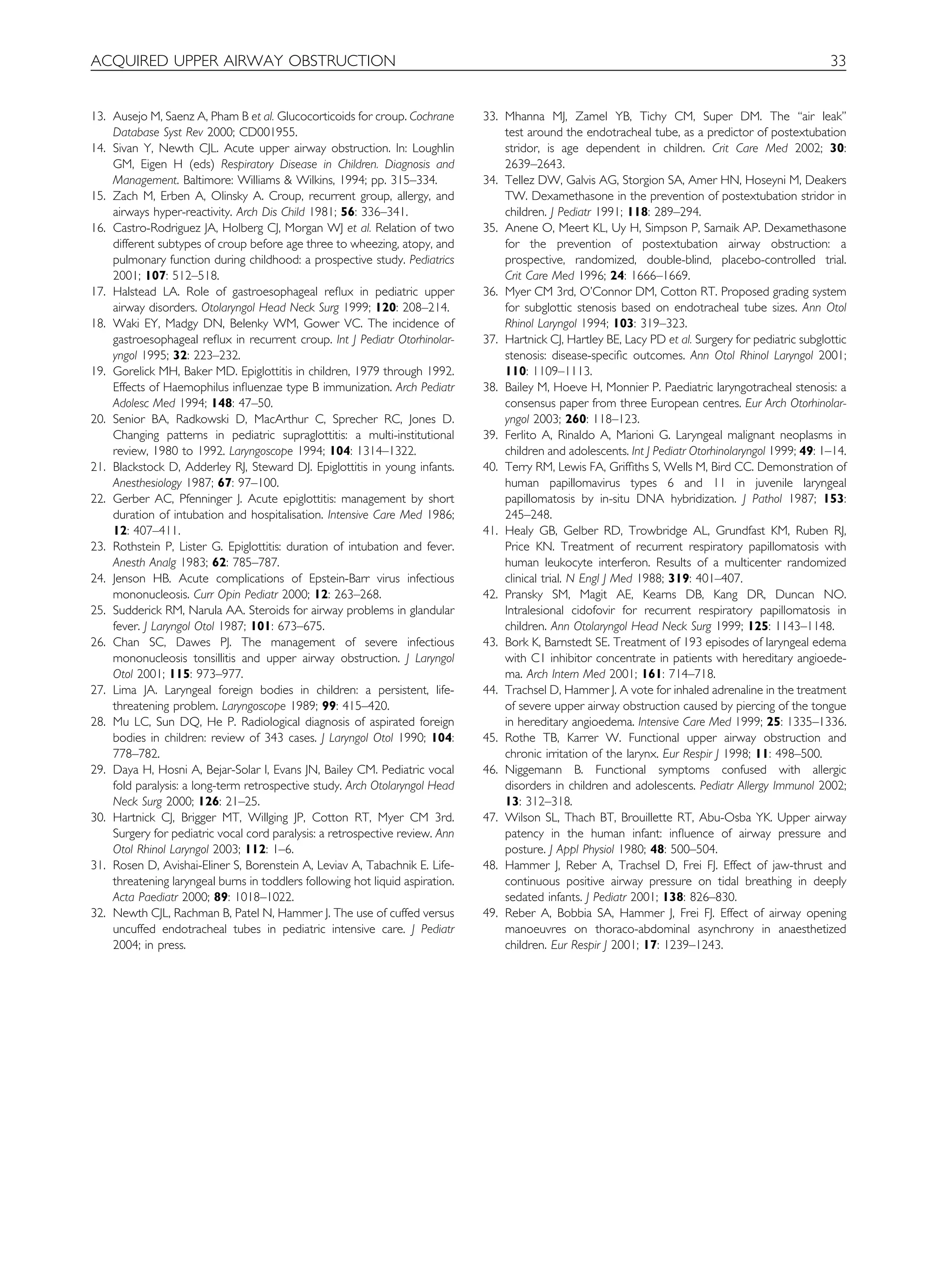 Acquired Upper Airway Obstructionpdf