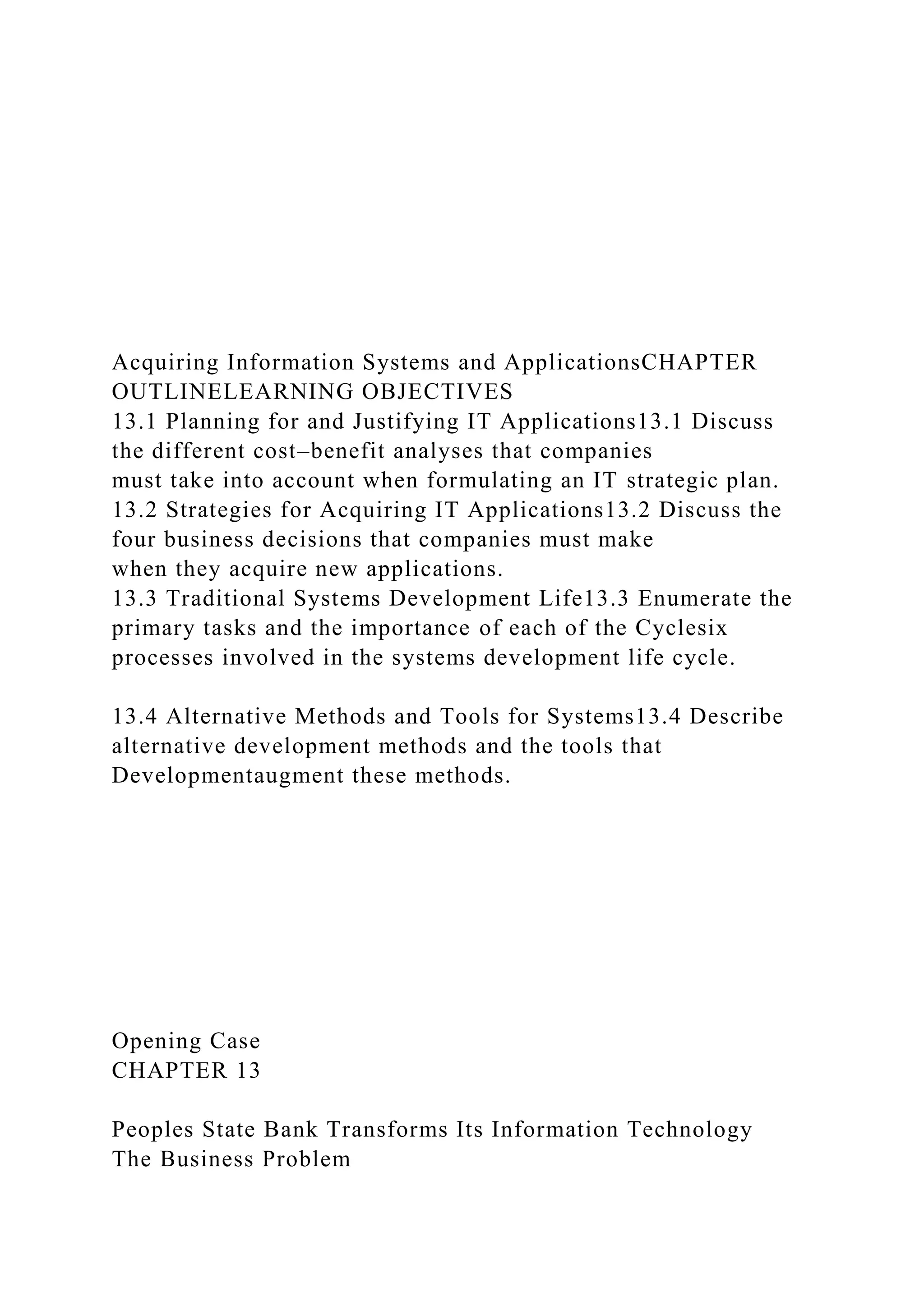 Acquiring Information Systems and ApplicationsCHAPTER .docx