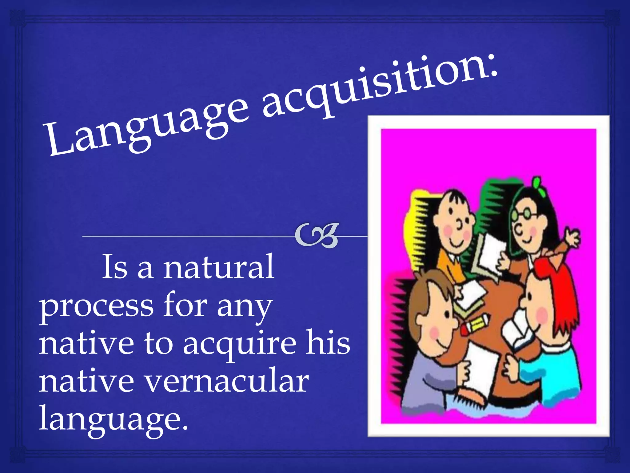 Acquisition learning | PPTX