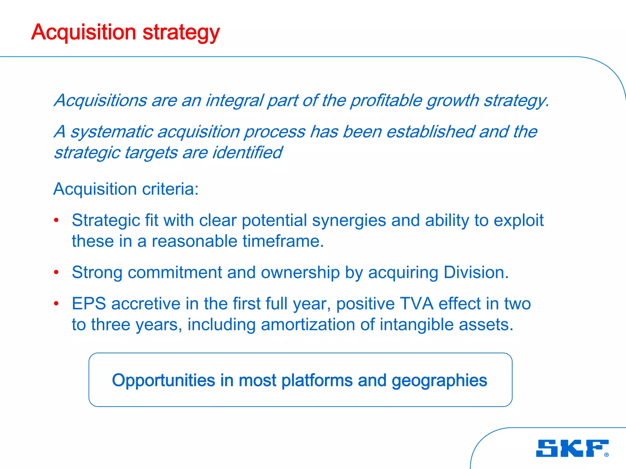 Acquisition criteria 120804 | PDF | Mergers and Acquisitions | Business ...