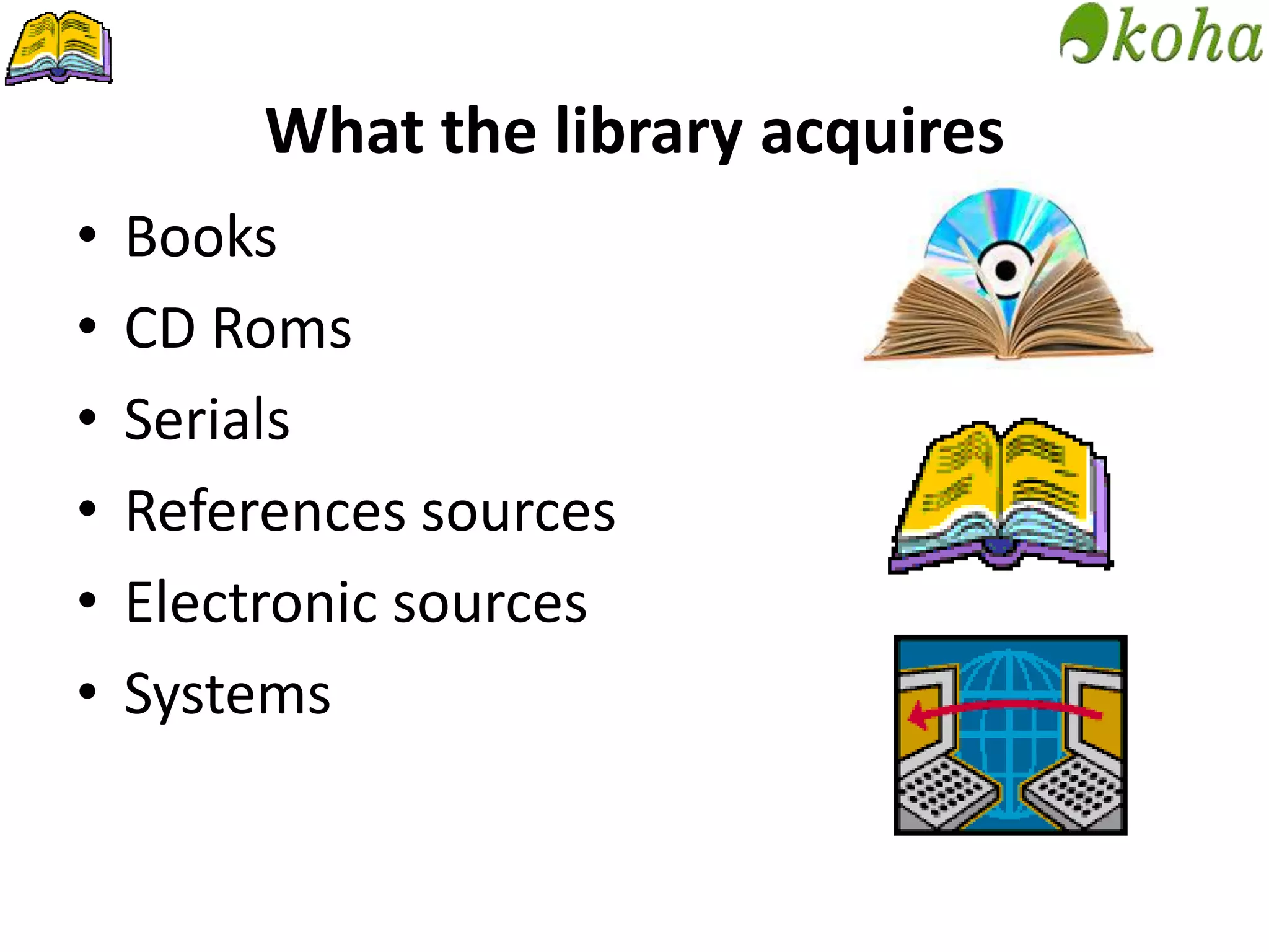 Acquisition module on koha integrated library system | PPTX