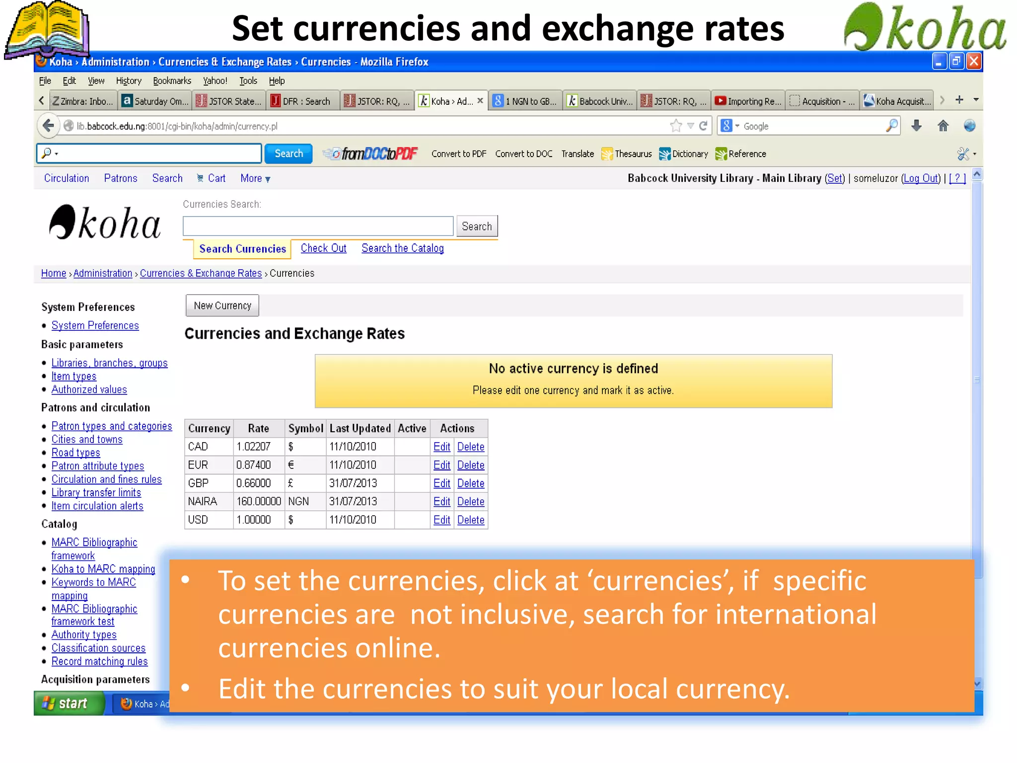 Acquisition module on koha integrated library system | PPTX