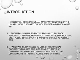 Acquisition of books | PPTX