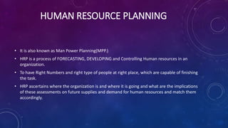 Acquisition of human resources | PPTX