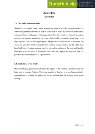 Acquisition Of Nokia By Microsoft | PDF