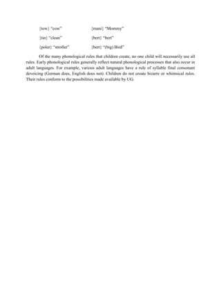 Acquisition of phonology | DOCX