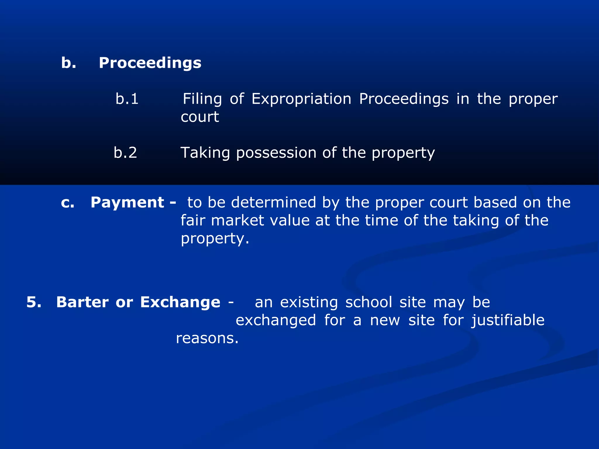 Acquisition of school sites | PPT