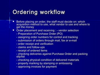 Acquisitions of library materials | PPT