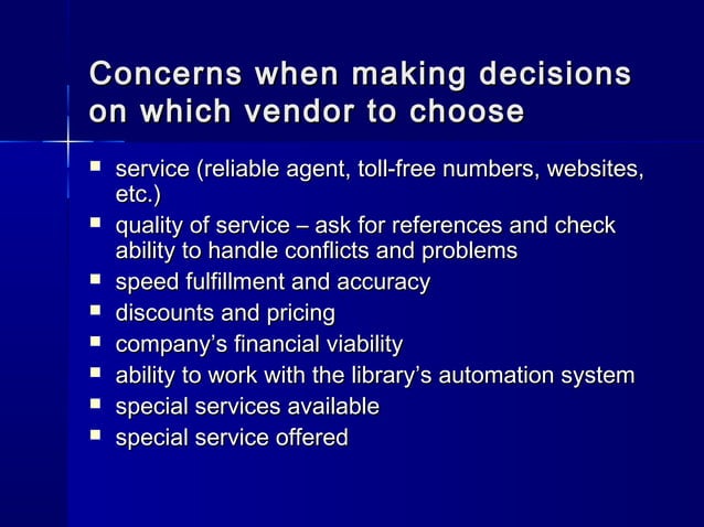 Acquisitions of library materials | PPT