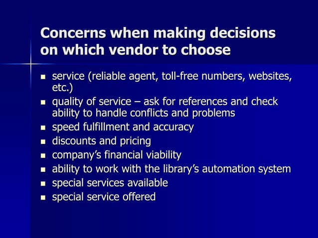 Acquisitions of library materials | PPT