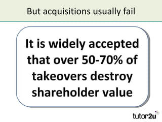 Introduction to Acquisitions | PPT