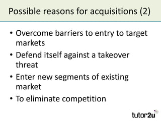 Introduction to Acquisitions | PPT