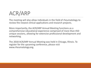 Preparing for the 2019 ACR/ARP Annual Meeting | PPT