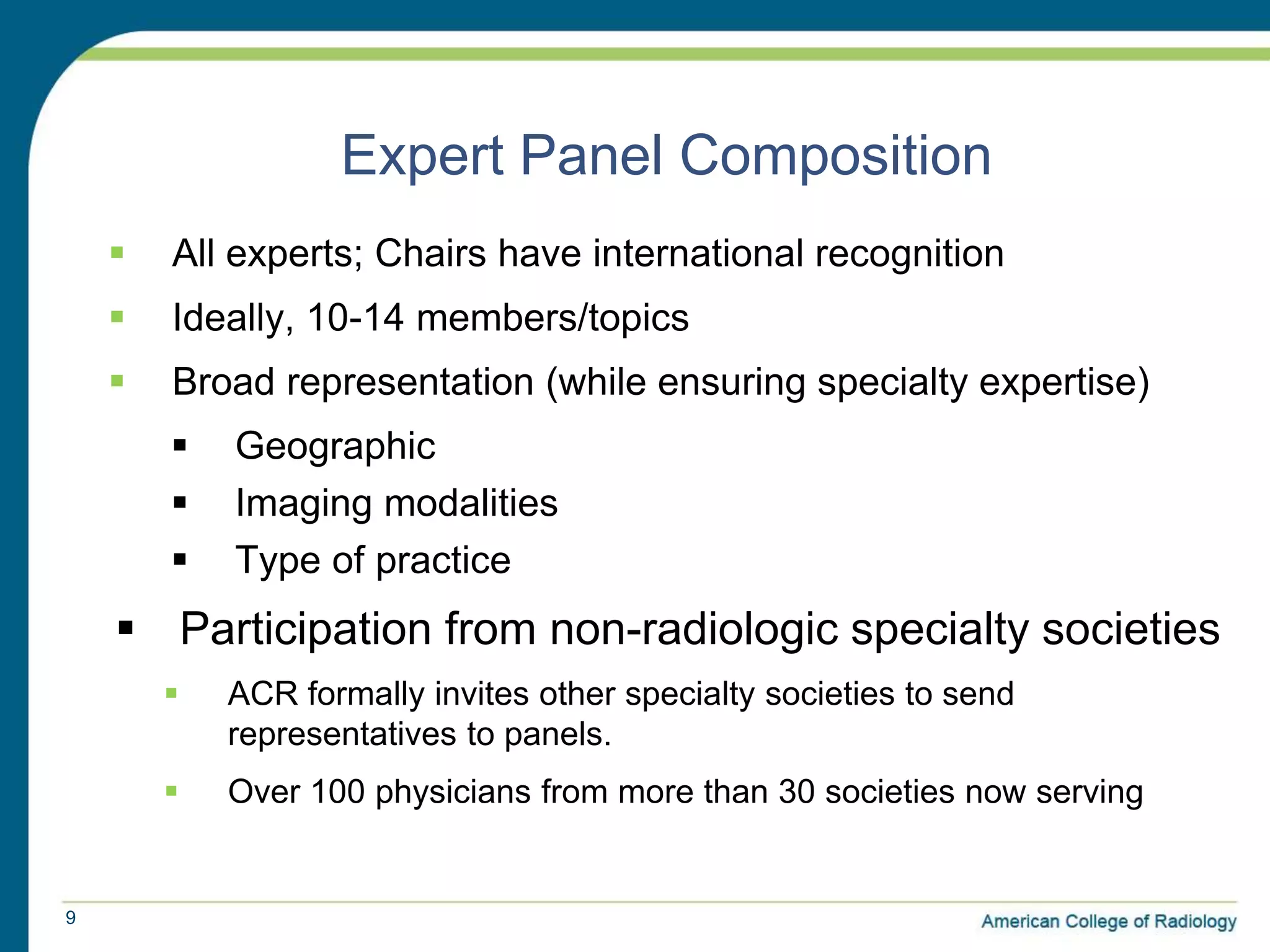 Radiology Appropriateness Criteria - American College of Radiology (ACR ...