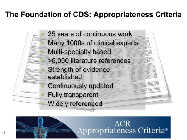 Radiology Appropriateness Criteria - American College of Radiology (ACR ...