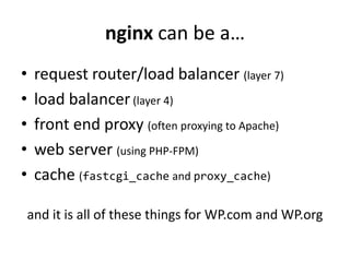 A crash course in scaling wordpress | PPT