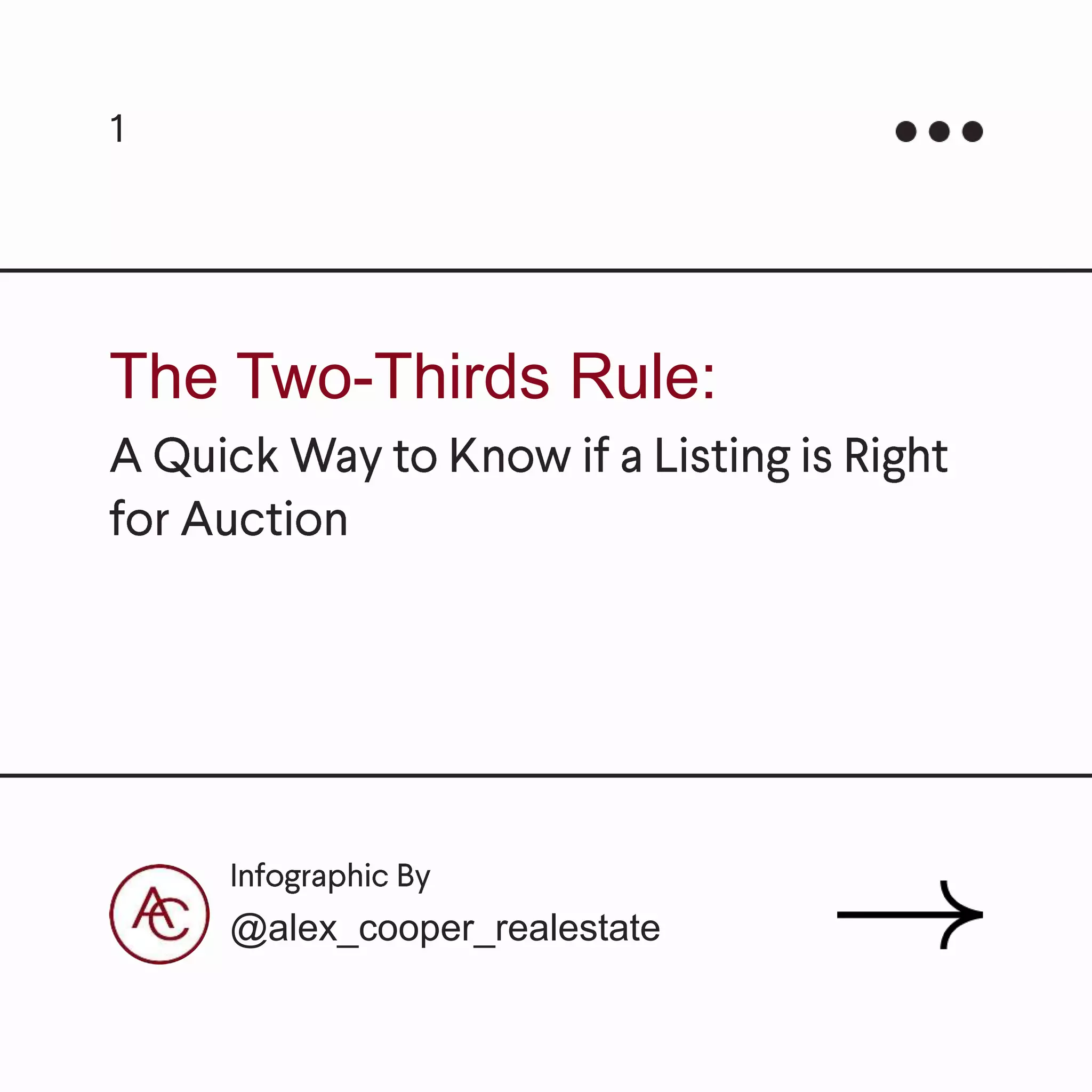 The Two-Thirds Rule: | PPTX | Real Estate Industry | Industries