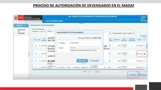 ACREDITACIÓN DE RESPONSABLES DE DEVENGADOS EN EL AERAF Y AUTORIZACIÓN ...