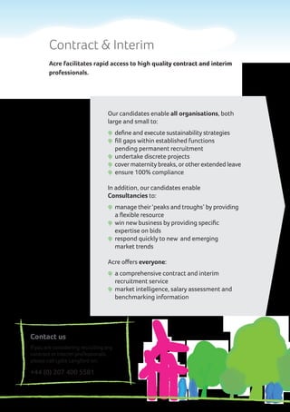 Acre - Contract & Interim Brochure | PPTX