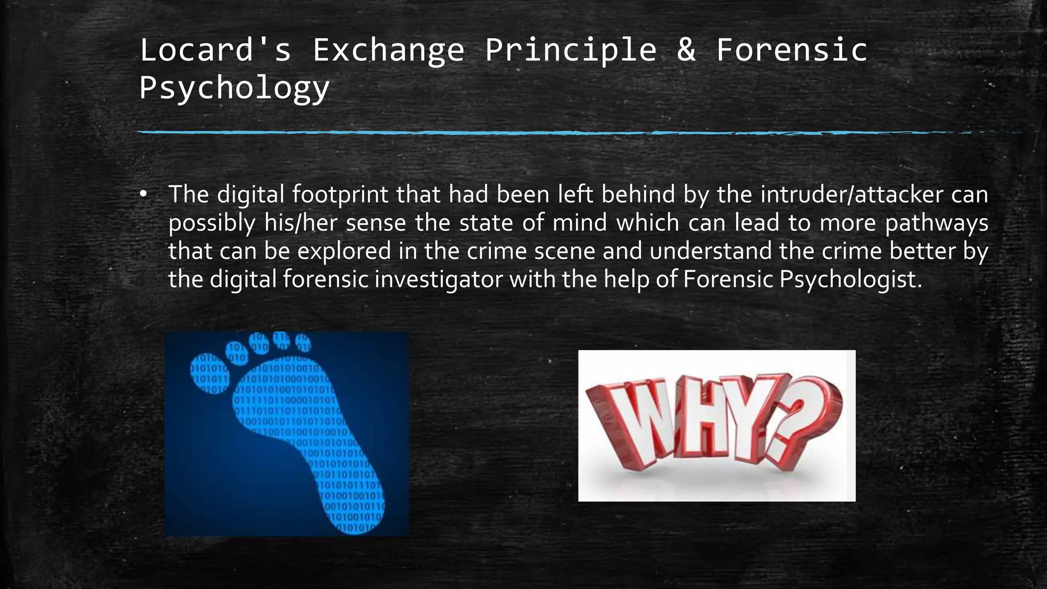 A criminological psychology based digital forensic investigative ...