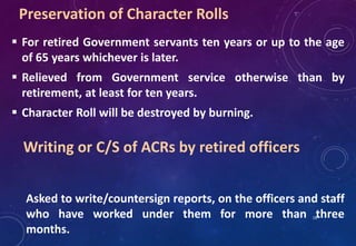 Acr instructions | PPTX