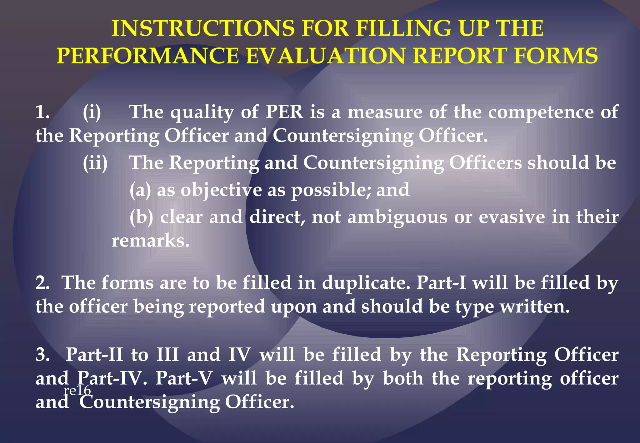 Acr instructions improved | PPT