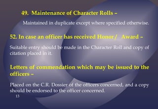 Acr instructions improved | PPT