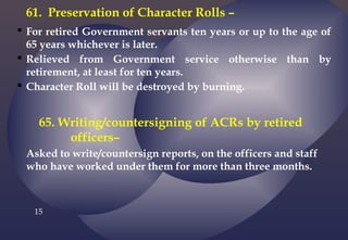 Acr instructions improved | PPT